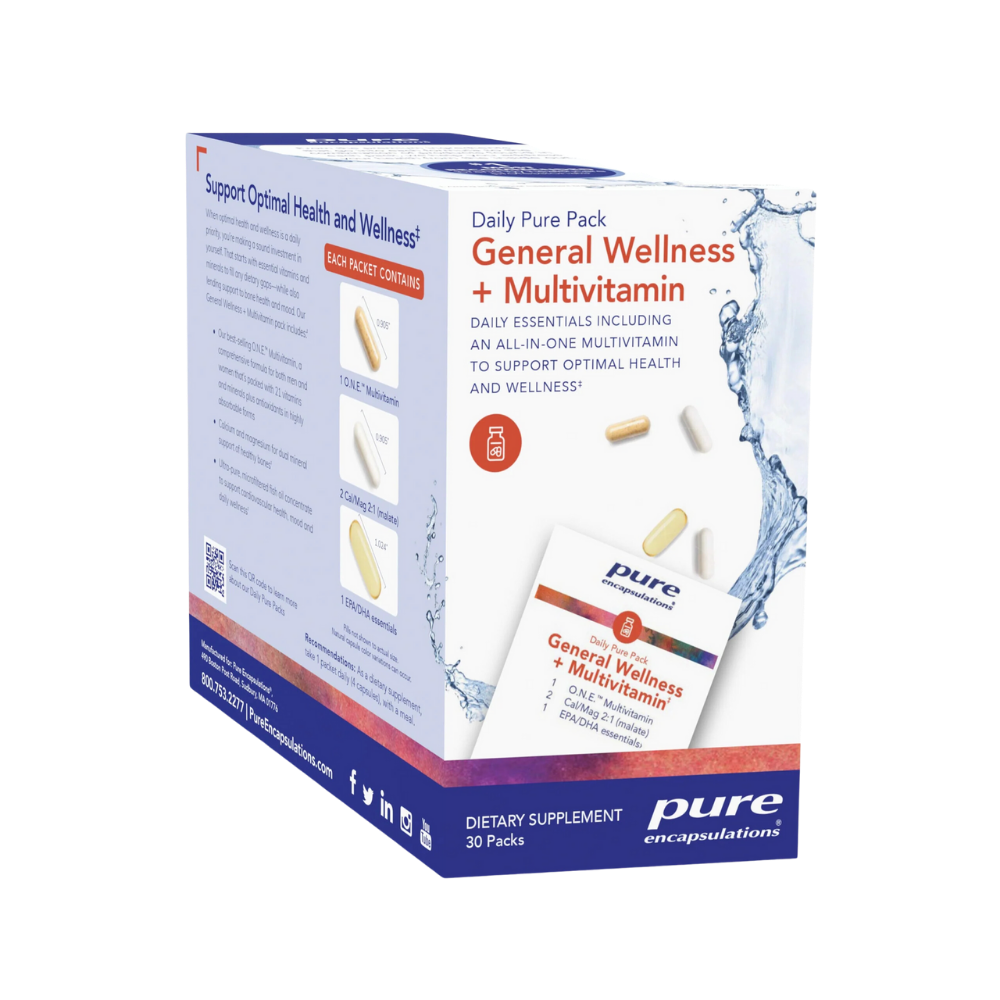 Pure Encapsulations Daily Pure Pack - General Wellness + Multivitamin ...